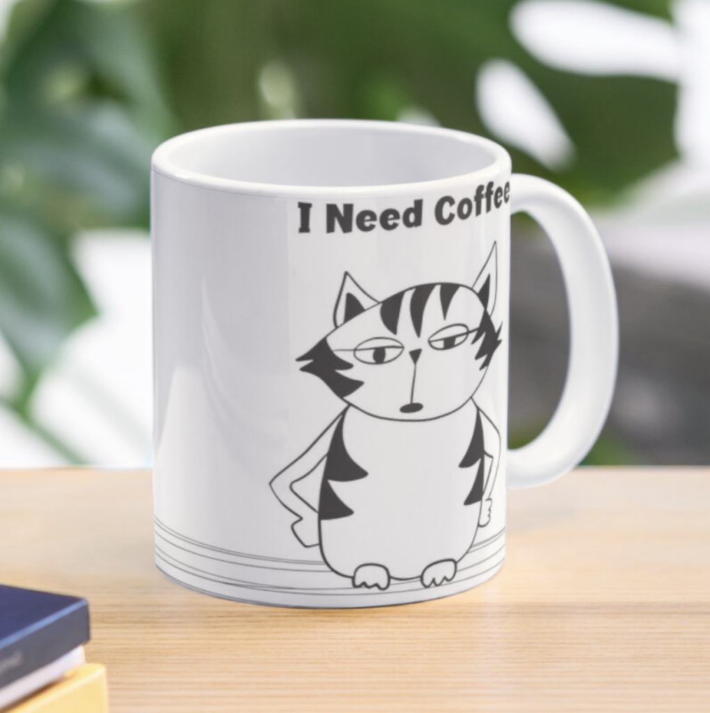 Grumpy Cat coffee mug A Cat who needs more coffee Mug - Harmony In life